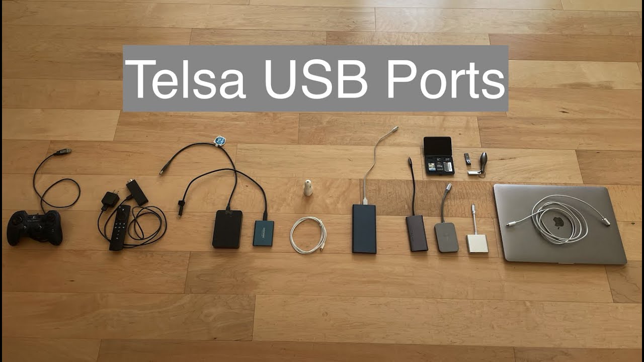 Tesla USB-C ports and what you can do with them - charge and play music ...