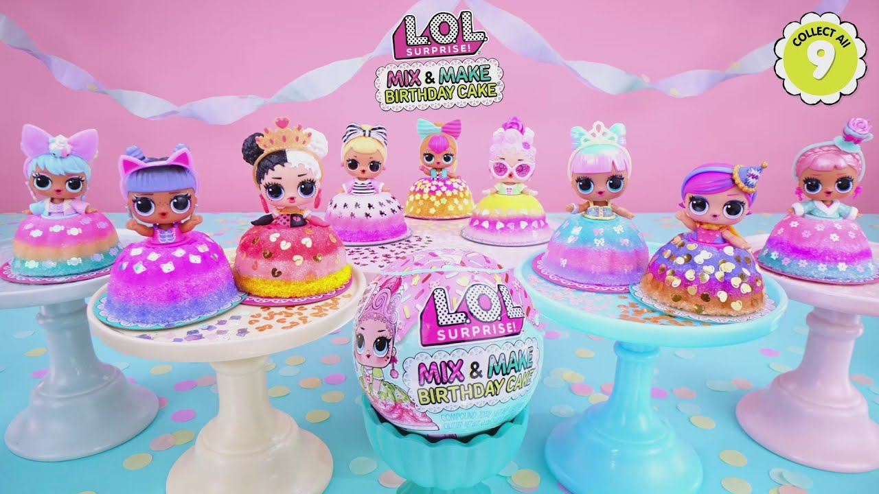 Кукла в сфера LOL Surprise Mix & Make Birthday Cake | КОМСЕД - YouTube