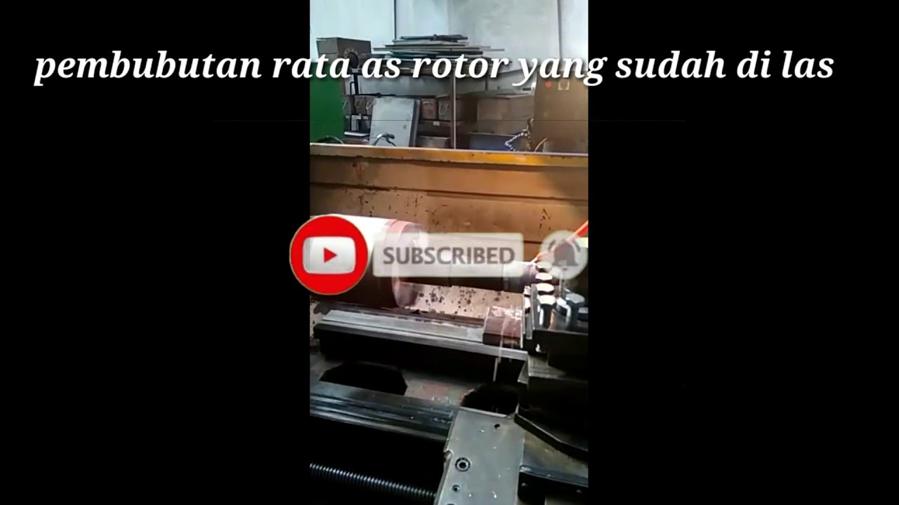 Contoh membubut dan tujuan menyeting - YouTube