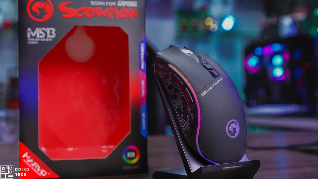 Marvo M513 RGB, Mouse gamer com excelente custo beneficio - YouTube