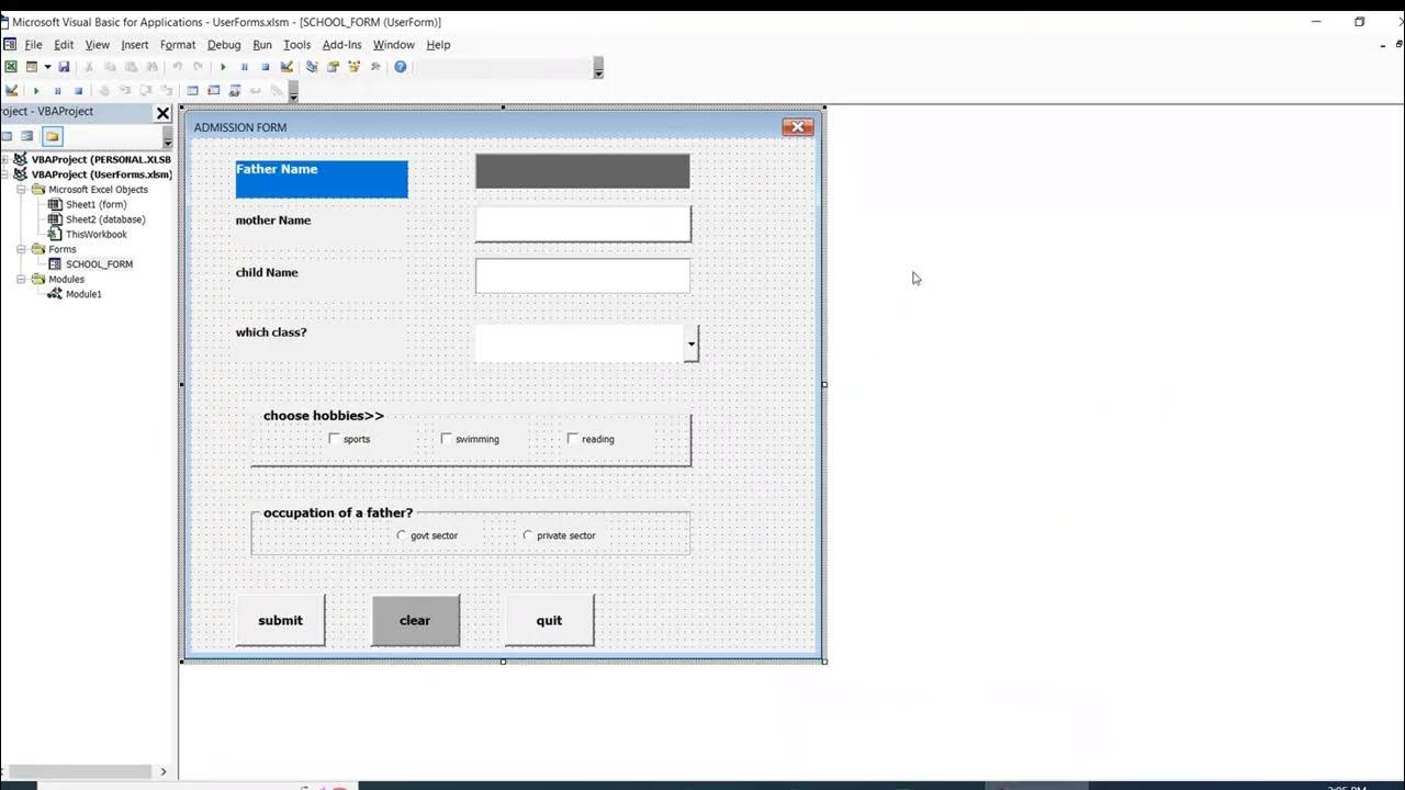 Excel VBA UserForms - Lecture3 - Chapter8 - English language - YouTube