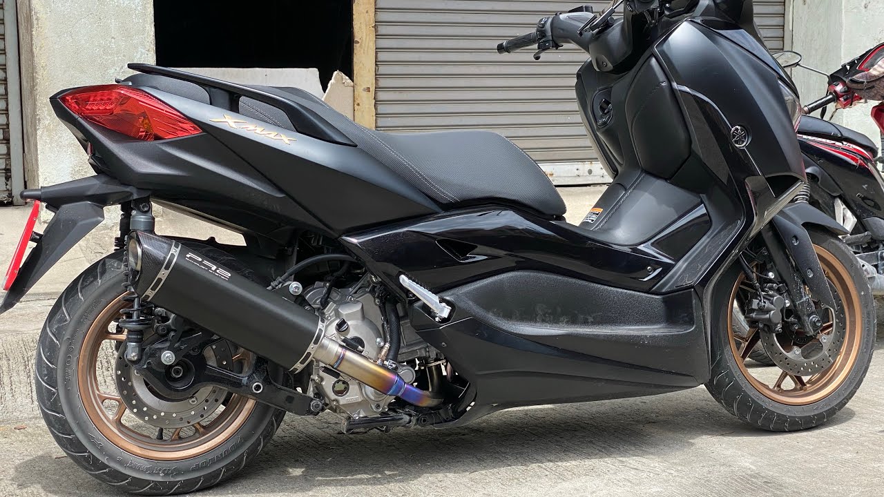 Xmax300 2021 รีวิวชุดท่อpr2 สีดำด้านเทฟร่อนตัวTop สุดเดิน คอไทเทแท้ ...