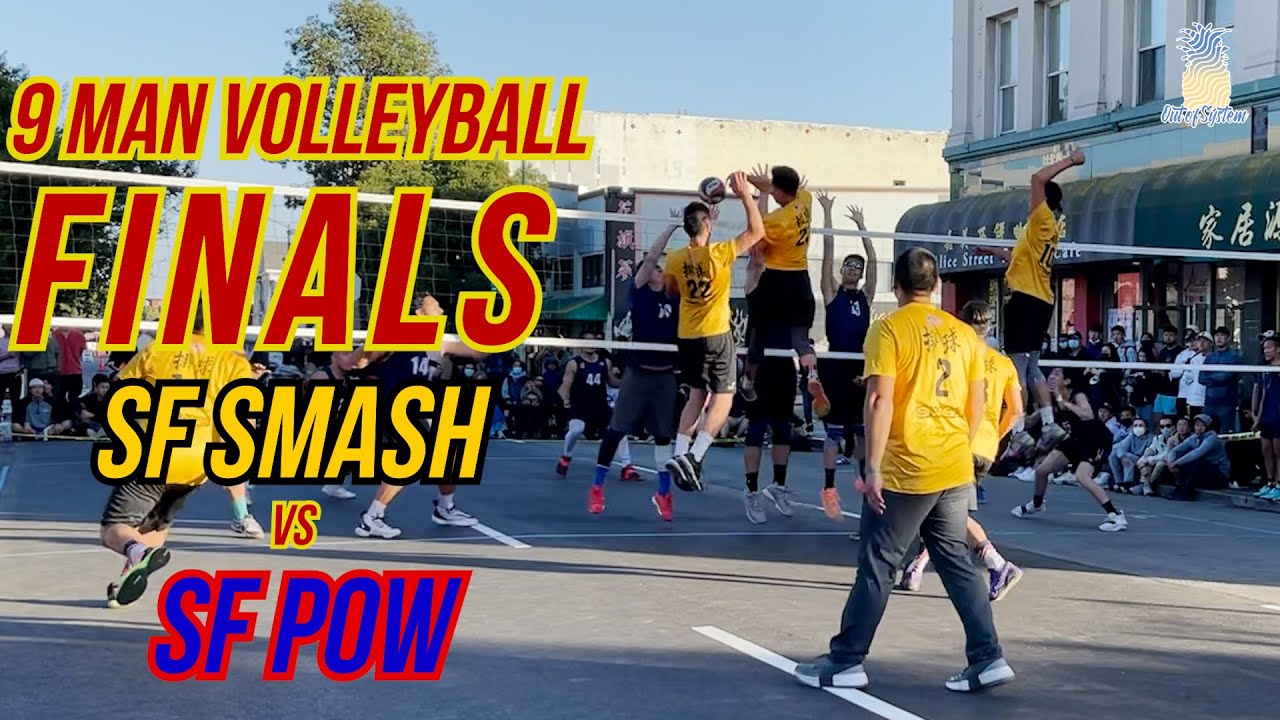 9 MAN VOLLEYBAL FINALS I SF Smash vs SF POW - YouTube