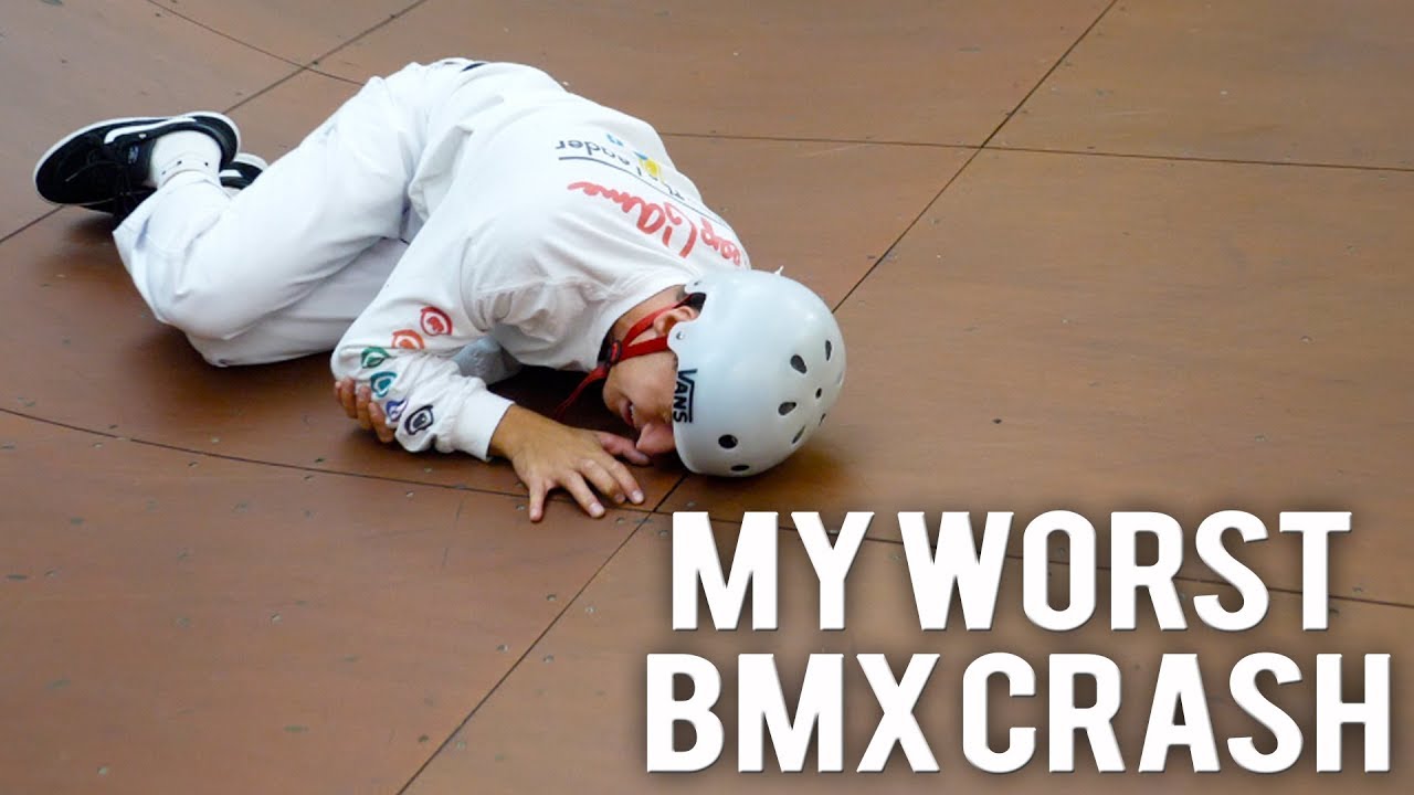 my worst bmx crash ever.. - YouTube