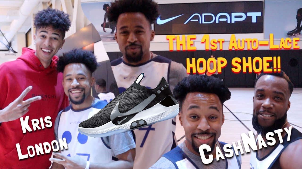 HOOPING IN THE NEW “NIKE ADAPT BB’s"!! (Feat. Kris London & CashNasty ...