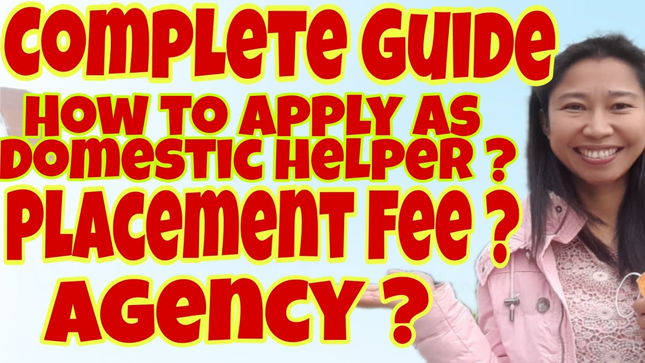 How to apply as Domestic helper in Hong Kong? Paano mag apply bilang ...