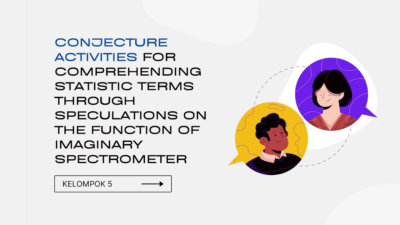 CONJECTURE ACTIVITIES FOR COMPREHENDING STATISTIC TERMS - YouTube