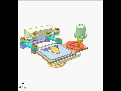 Milling triangle with Reuleaux polygon 1 - YouTube