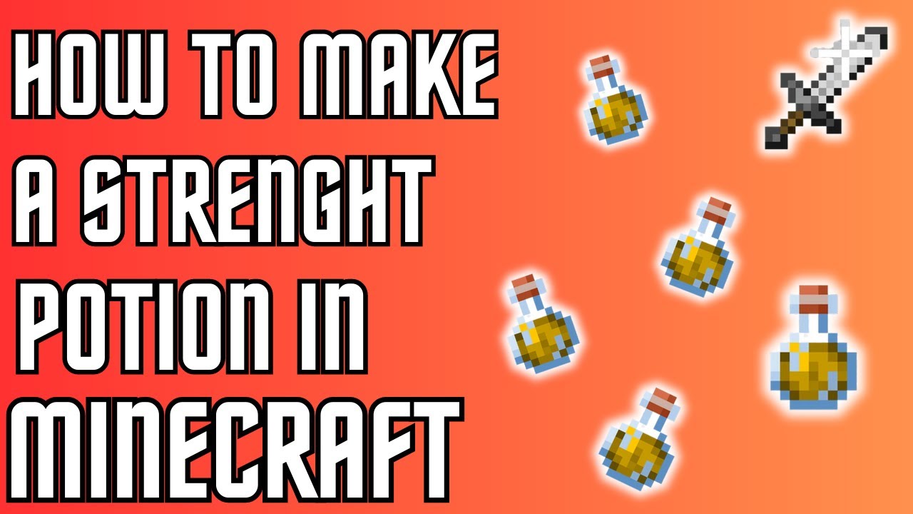 How to make a Strength potion in Minecraft 1.20 - YouTube