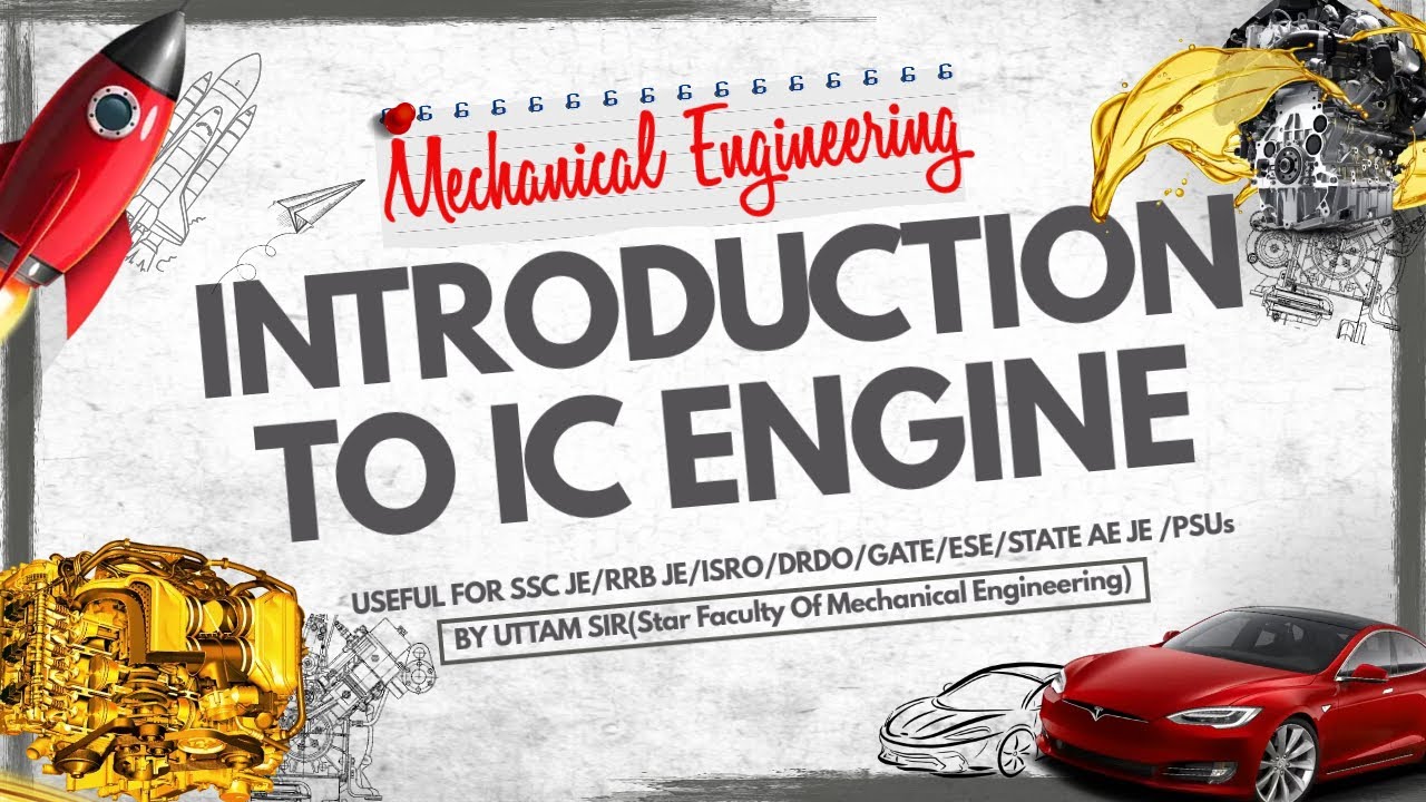 Introduction to IC Engine | Mechanical Engineering | Clear Concept TopicWise | All Exam Special ...