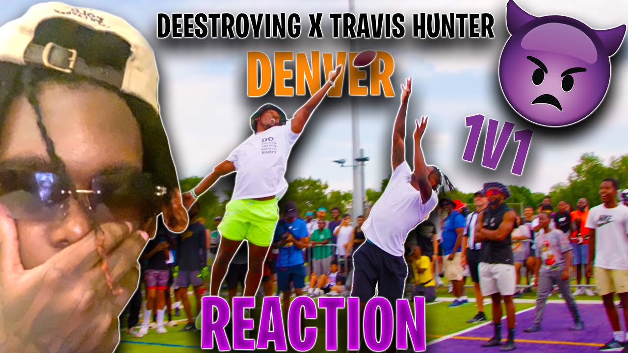 Deestroying & Travis Hunter Lined Up Against Each Other... Denver 1v1s ...