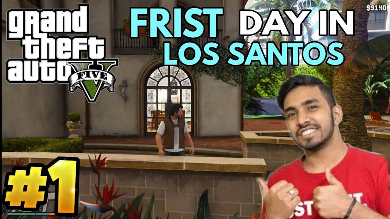 FRIST DAY IN LOS SANTOS | #1 GTA 5 GAMEPLAY | - YouTube