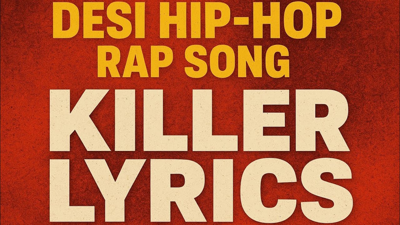 DESI HIP-HOP RAP SONG 🔥 Killer Lyrics | New Rap 2025" - YouTube