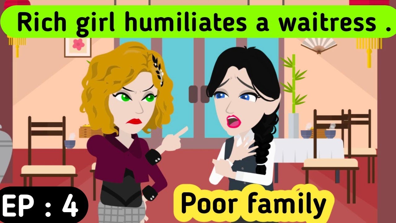 Poor family part 4 | English story | Learn English | Animated stories ...