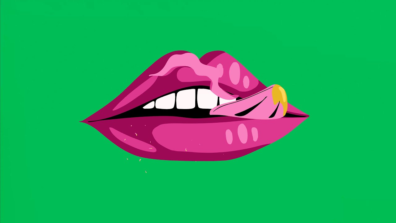 Green Screen Licking Lips Animation | 4K | Global Kreators - YouTube
