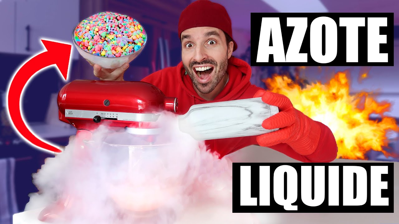 Cuisiner avec de L'AZOTE LIQUIDE (c'est incroyable) - CARL IS COOKING ...