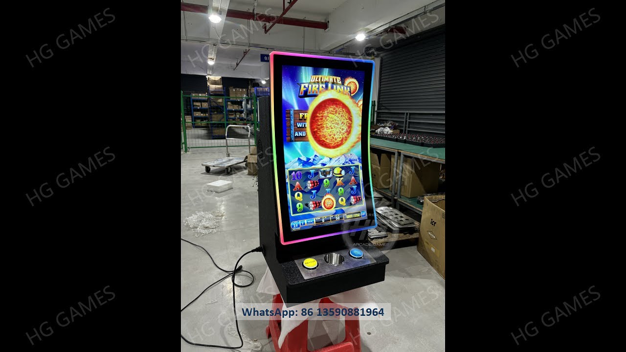 The Latest 23.6" 27" 32" Vertical Fusion Skill Slot Cabinet,Mini Screen ...