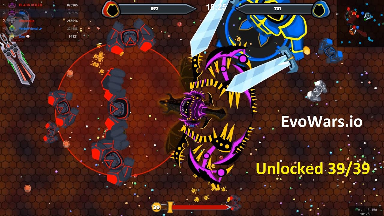 EvoWars.io [Team] Evolutions Unlocked 39/39 - YouTube