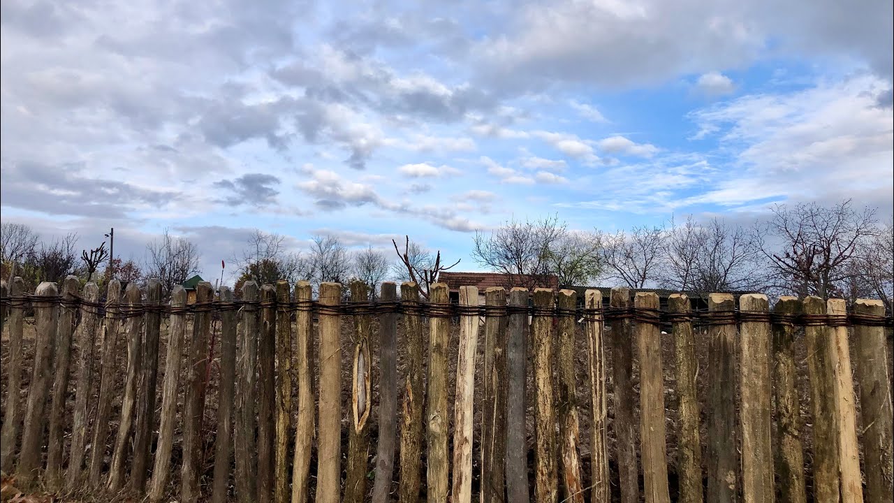 Etno ograda PLOT upleten vrbovim prućem - YouTube