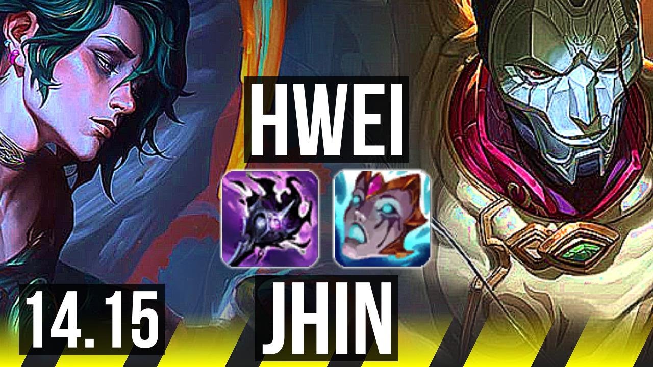 HWEI & Poppy vs JHIN & Rakan (ADC) | 6/0/4, Dominating, Rank 12 Hwei ...
