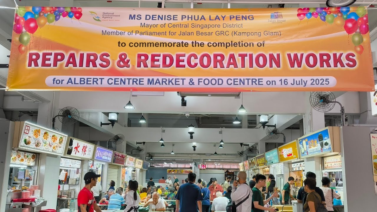 Let's Explore Singapore | Albert Centre Market & Food Centre ...