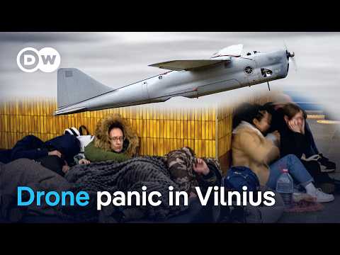Air raid alert in Lithuania as drone breaches NATO airspace | DW News