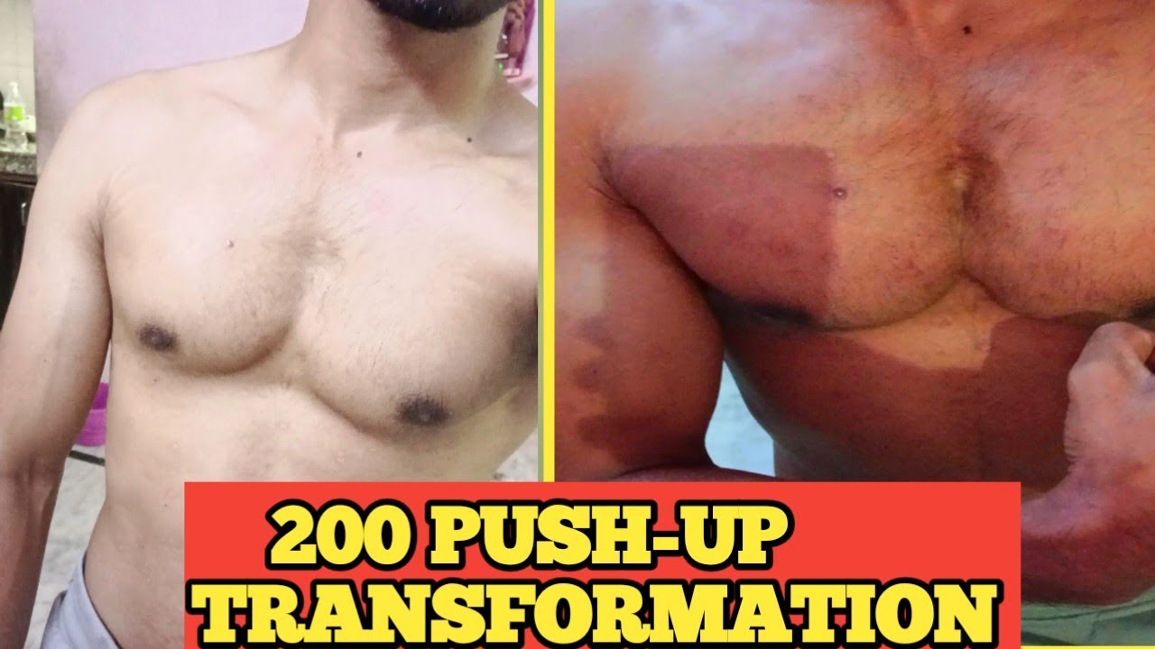 200 PUSH-UP CHALLENGE 🔥 PUSH-UP TRANSFORMATION 💪💪Home workout - YouTube