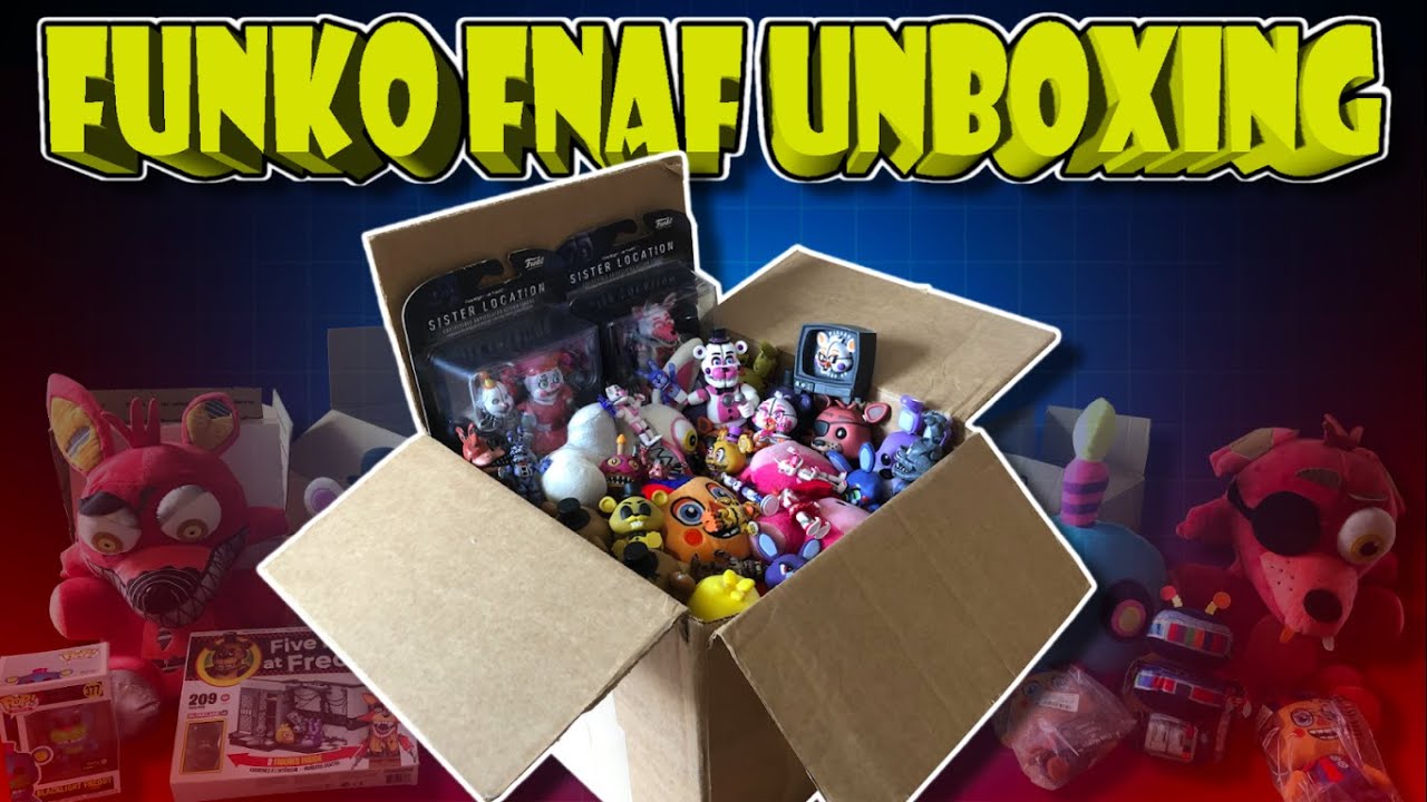 HUGE FNaF Funko Merch Unboxing - YouTube