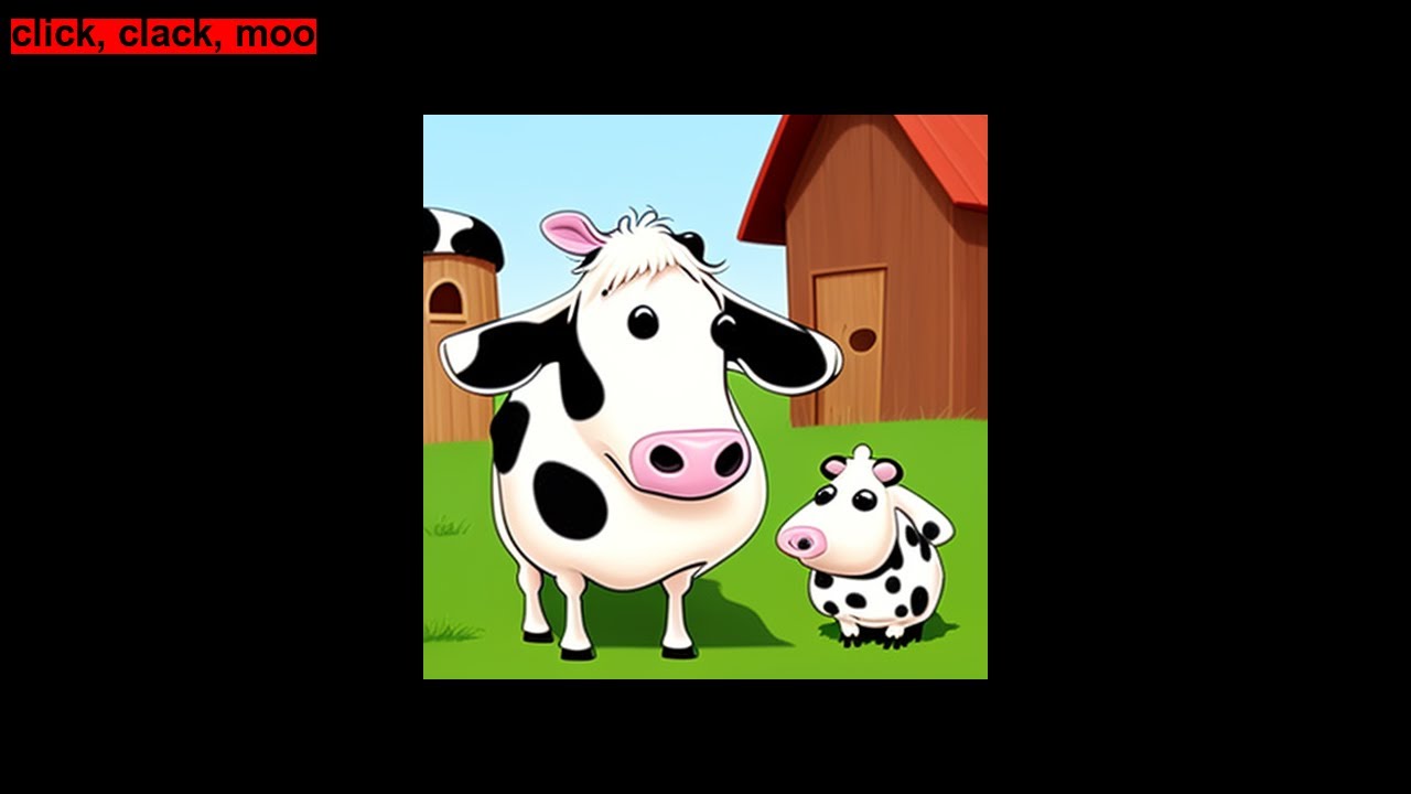 today we have a book named Click, Clack, Moo, Cows That Type by Doreen ...