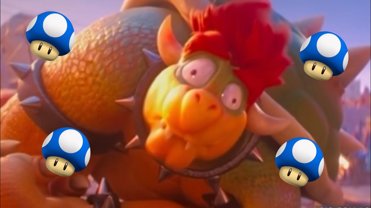 Bowser shrinking but with Original Mini Mushroom sound effect - YouTube
