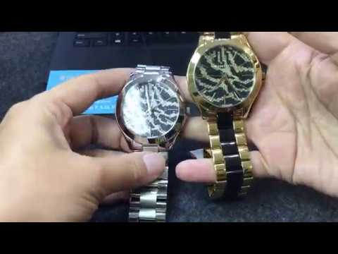 Review đồng hồ Michael Kors Slim Runway MK3314, MK3315 - YouTube