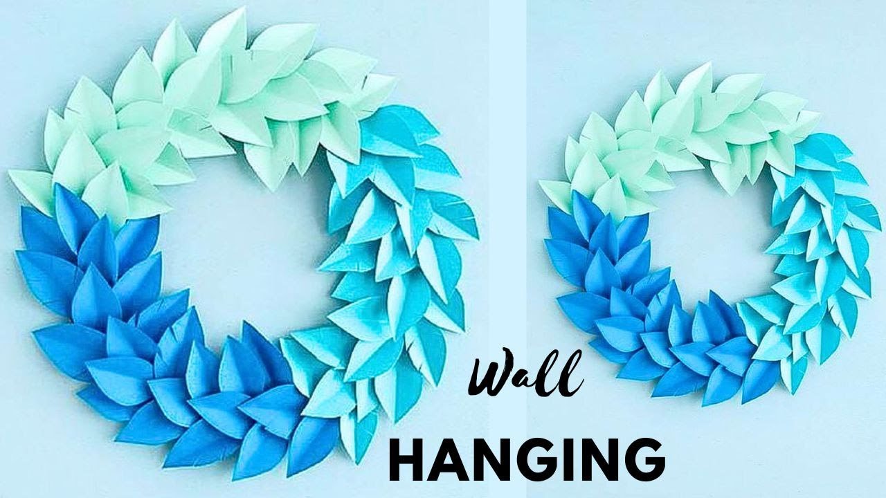 Beautiful Red Paper Wall Hanging / Paper Craft For Home Decoration ...