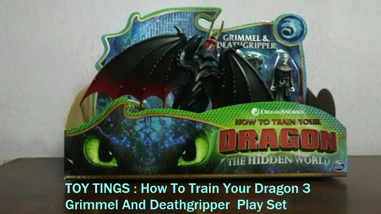 TOY TINGS : How To Train Your Dragon 3 Grimmel And Deathgripper Play ...