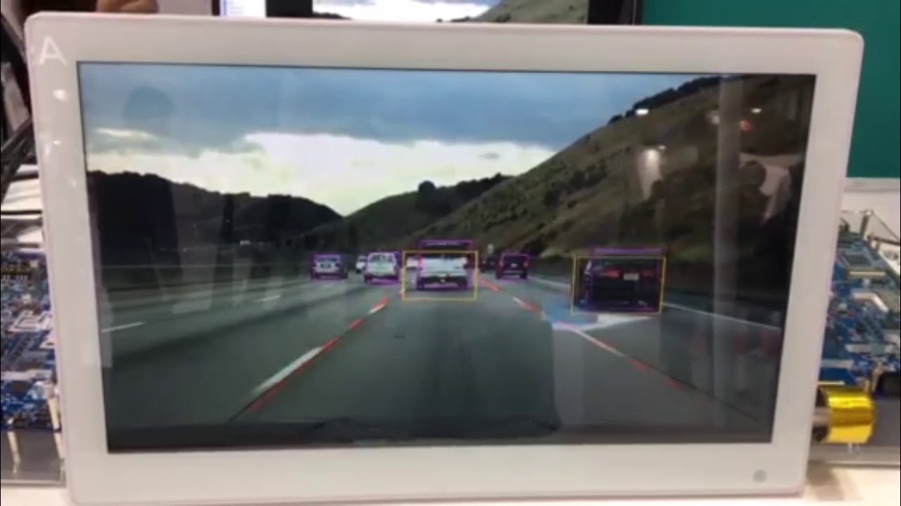 オートモーティブワールド 2020 「NEXTCHIP」車載カメラ用ADASデバイス"APACHE4" "APACHE5" 展示会取材/マークラインズ - YouTube