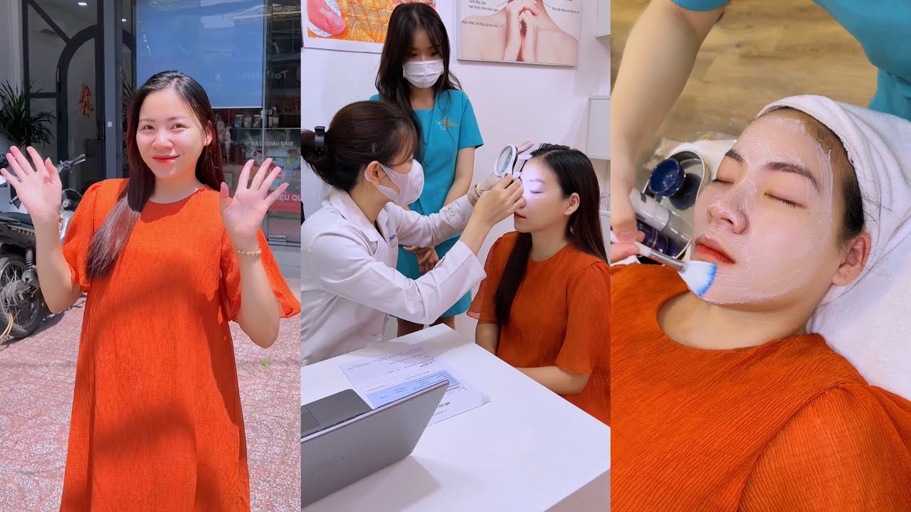 TRẢI NGHIỆM LẦN ĐẦU ĐI CHĂM SÓC DA TẠI PHÒNG KHÁM DR.YH | Hoa Phạm TV ...