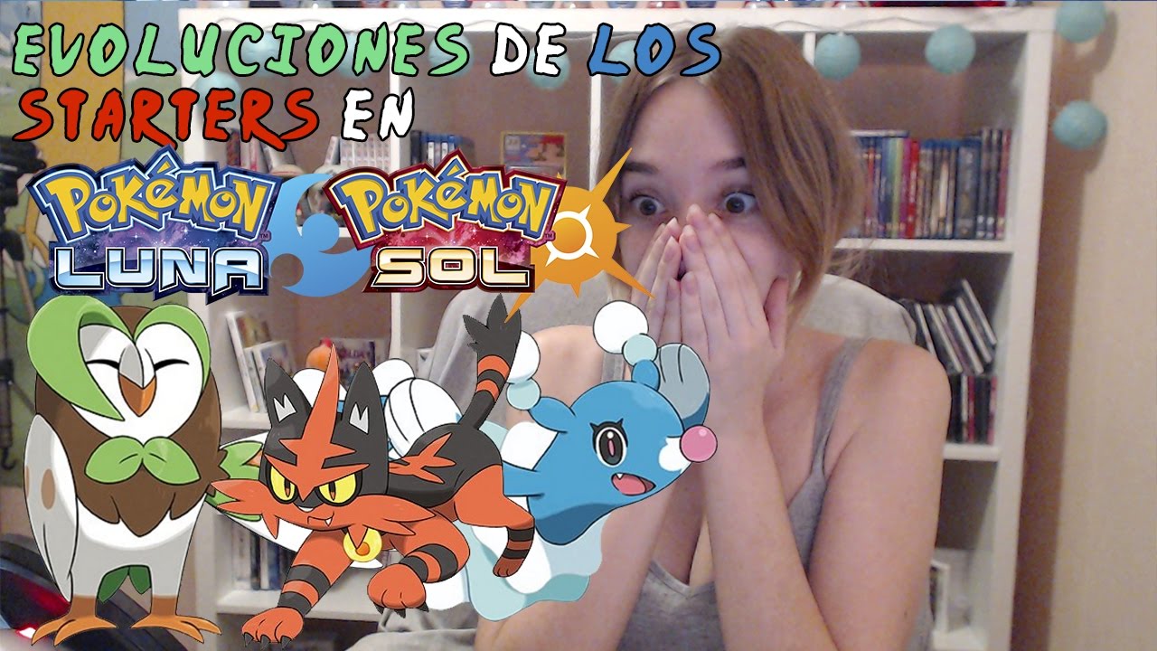Pokémon SOL y LUNA Reacción a EVOLUCIONES de los INICIALES por PIKCAL ...