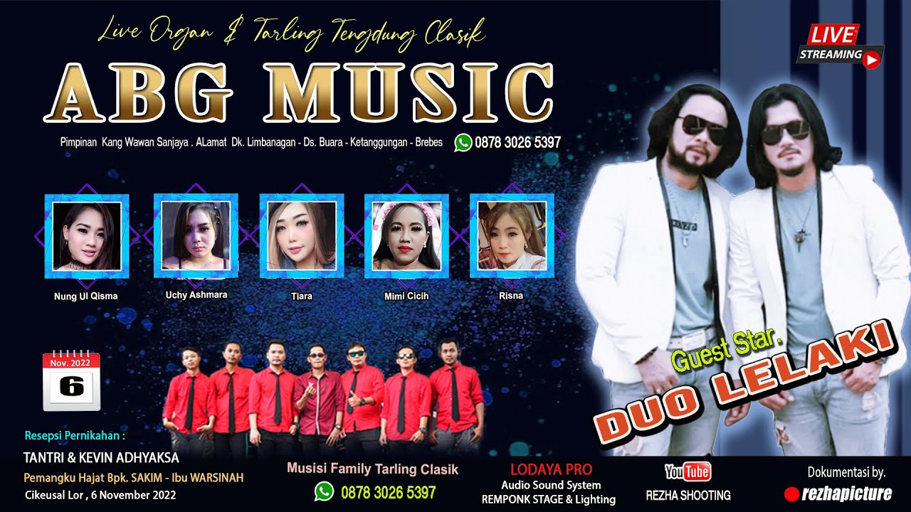 🔴Live Streaming ABG MUSIC ~ DUO LELAKI Season Malam, Cikeusal Lor 6 ...
