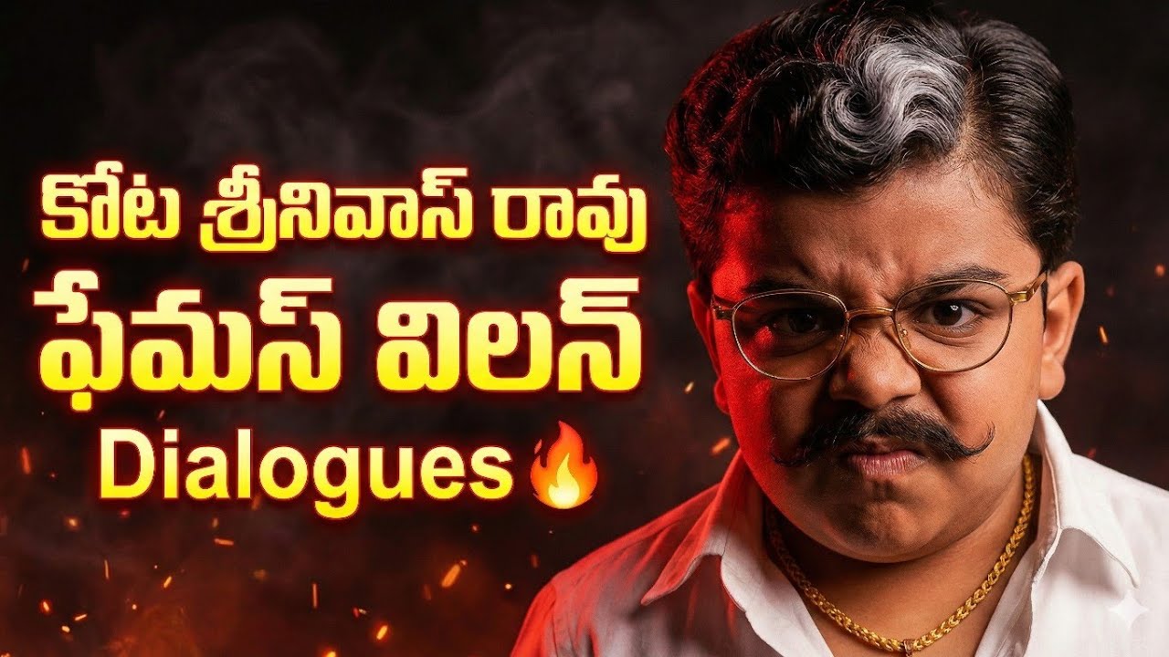 Kota Srinivasa Rao famous villan Dialogues 🔥| Ai baby version videos ...