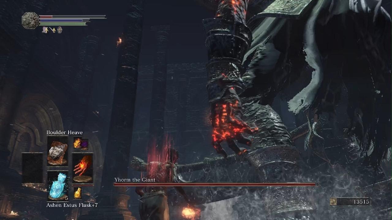 DS3 Yhorm Pyro only 0 damage - YouTube