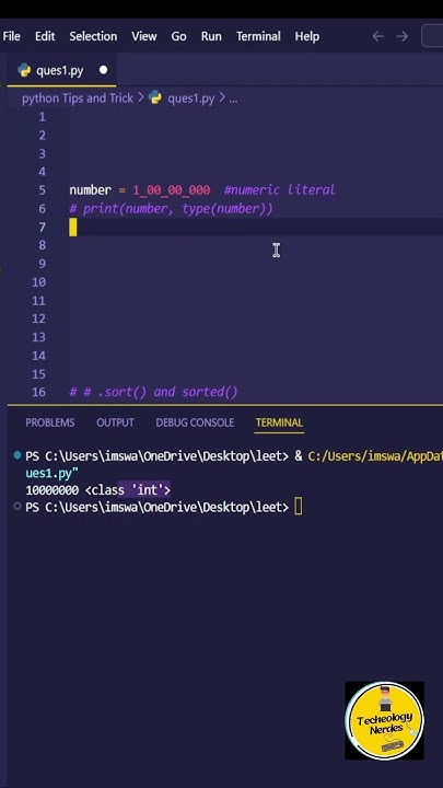Underscores between numbers 🤔?? in Python | easy understanding code #python #coding #programming ...