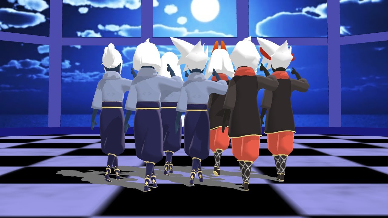 【sky MMD】星の子たちで「DOPE」【Sky星を紡ぐ子どもたち】 - YouTube