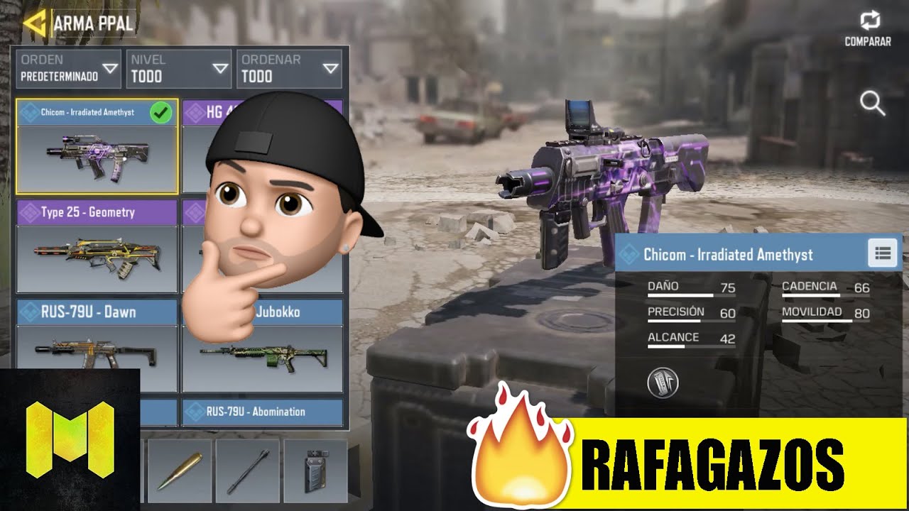 CHICOM IRRADIATED AMETHYST EL ARMA DE LAS SUPER RAFAGAZ!! - COD MOBILE ...