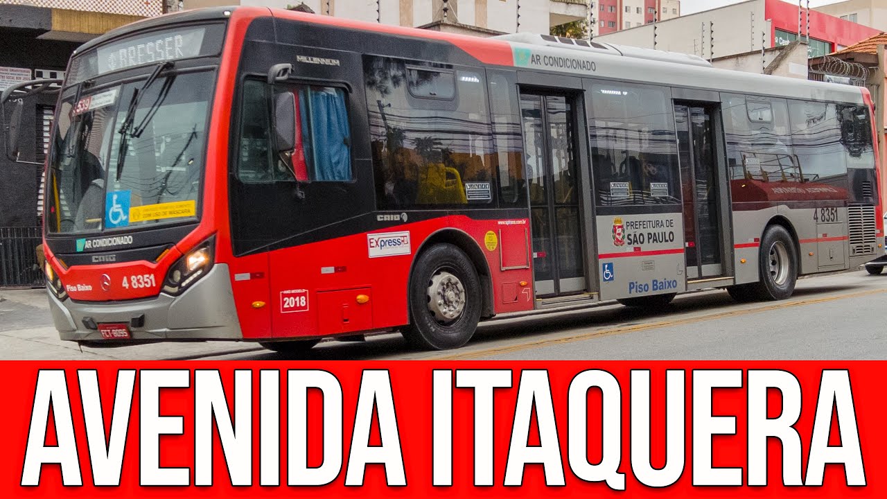 Avenida Itaquera - Movimentação de Ônibus #547 - YouTube