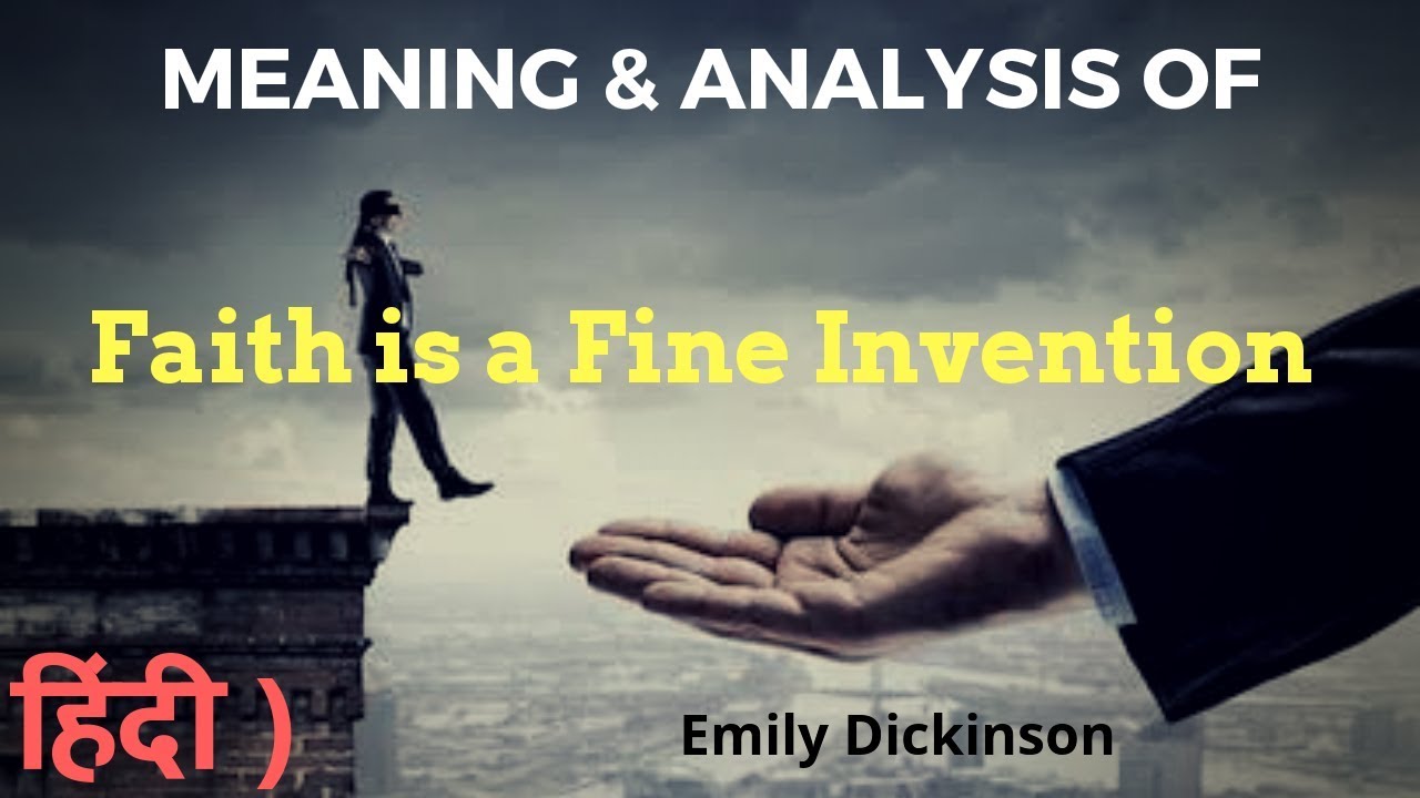 Faith is a fine invention by Emily Dickinson in Hindi | Poem Meaning ...
