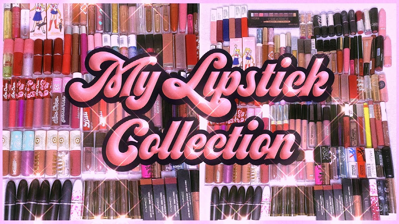 MY LIPSTICK COLLECTION 2020 + Swatches - YouTube