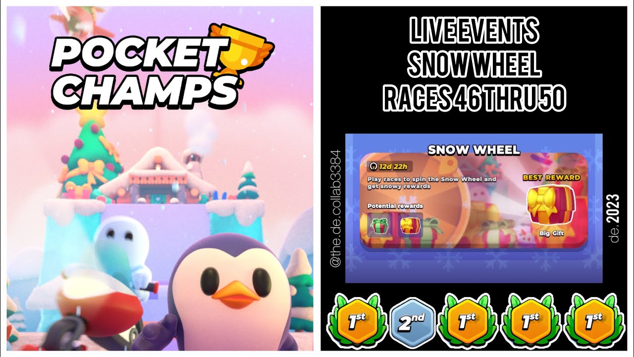 Pocket Champs: 3D Racing Games - Live Events, Snow Wheel-Races 46 thru ...