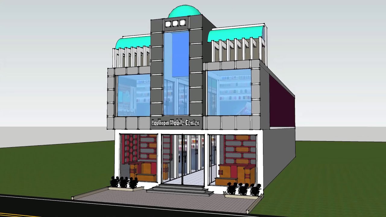 Immersive 3D Animation: Unveiling a Modern Shopping Mall Design, Tour ...