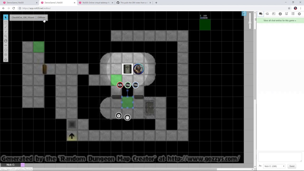 Using Control Tokens In Roll20 Youtube
