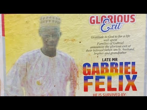 THE BURIAL CEREMONY OF LATE MR GABRIEL FELIX In Agbor Obi (Graveside ...