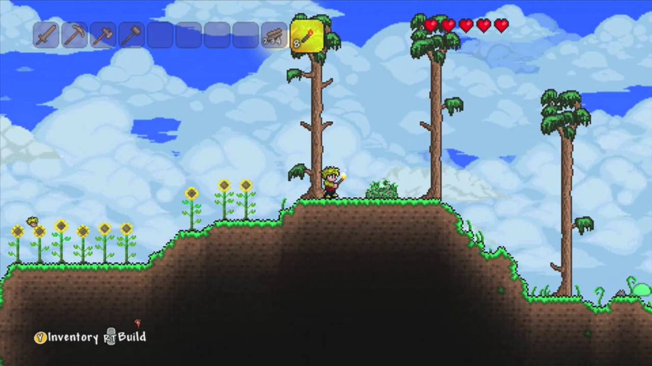 "Space Monster? Face Monster." Terraria Ep.4 - YouTube